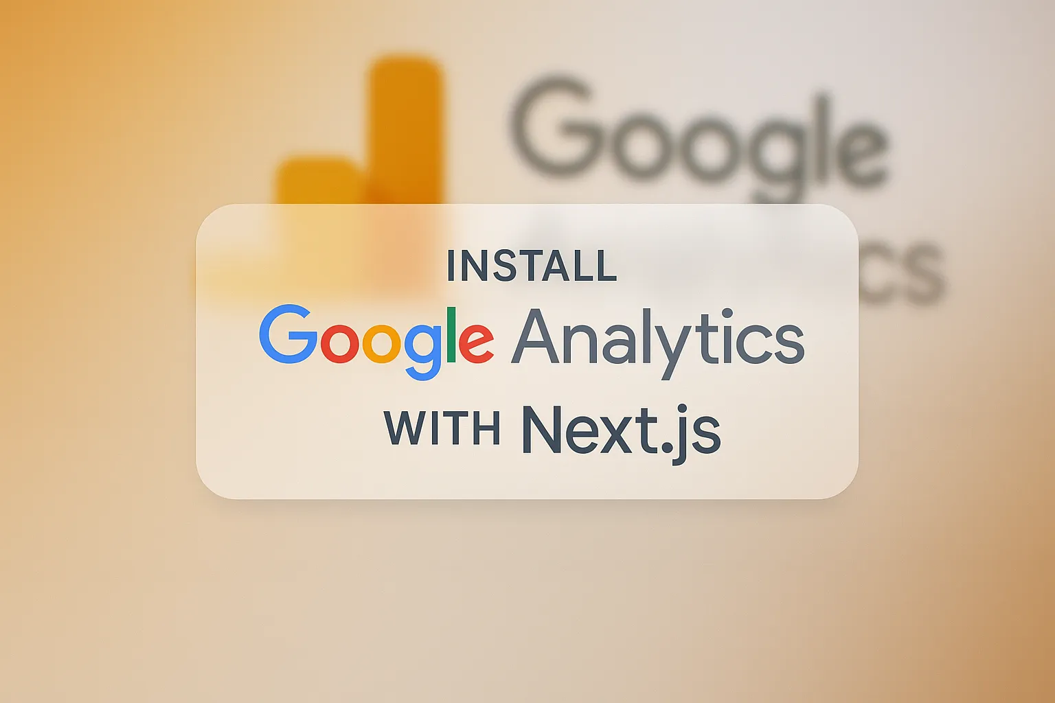Instalar Google Analytics con NextJS